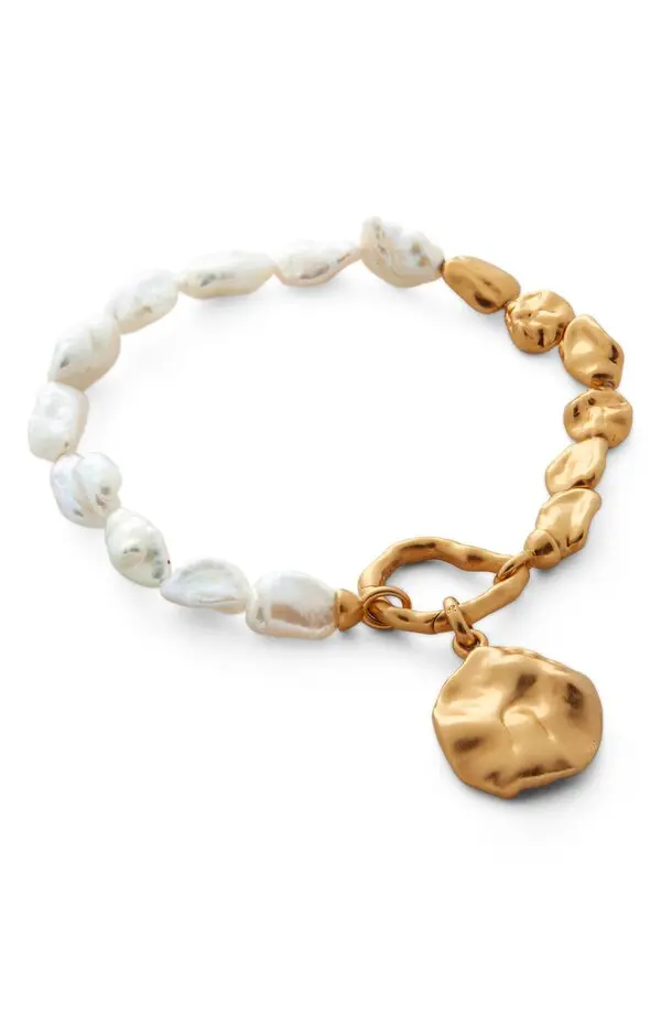 Monica Vinader Keshi Pearl Necklace