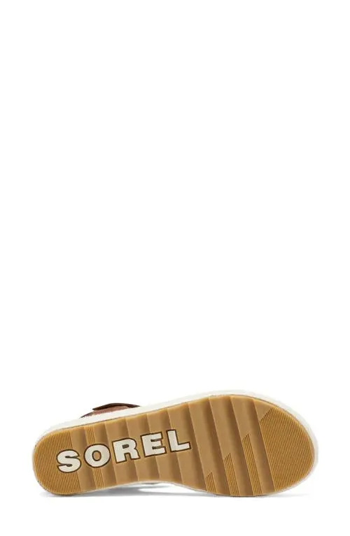 Sorel Cameron Flatform Sandal - Velvet Tan/chalk