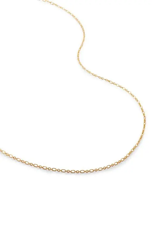Monica Vinader Woven Chain Necklace - 18ct Gold Vermeil/ Ss