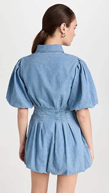 Simkhai Ciara Denim Shirting Dress