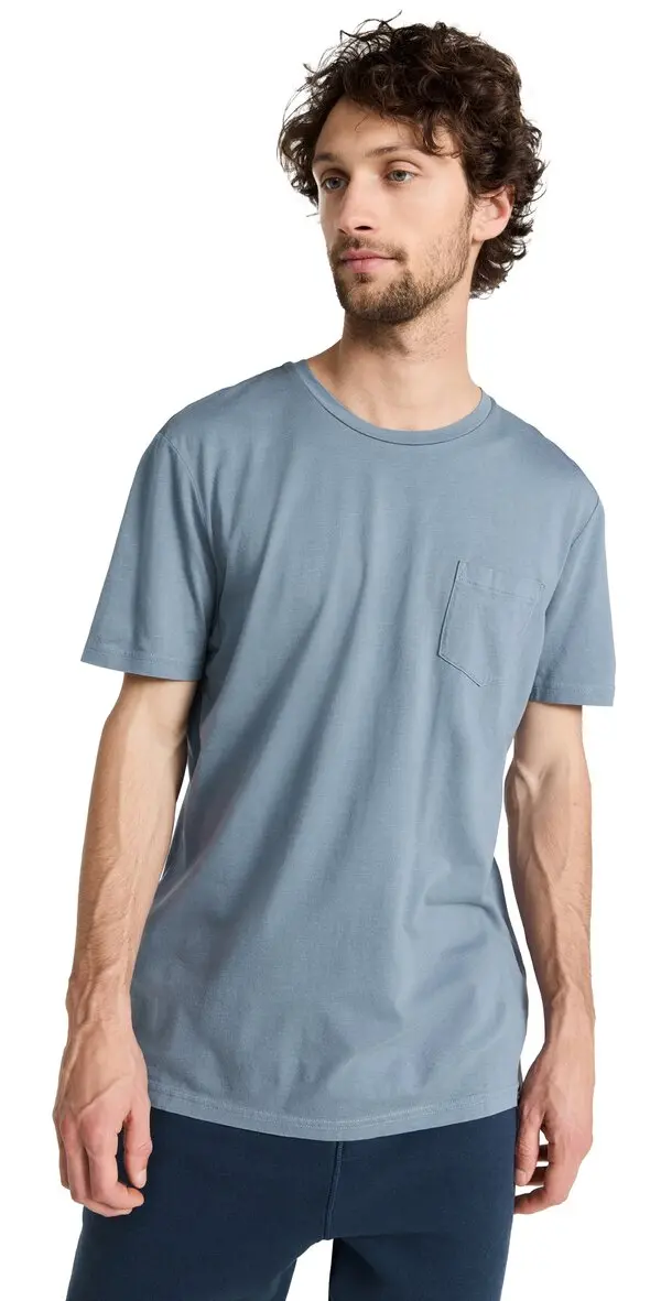 Rails Johnny Pocket Tee - Steel