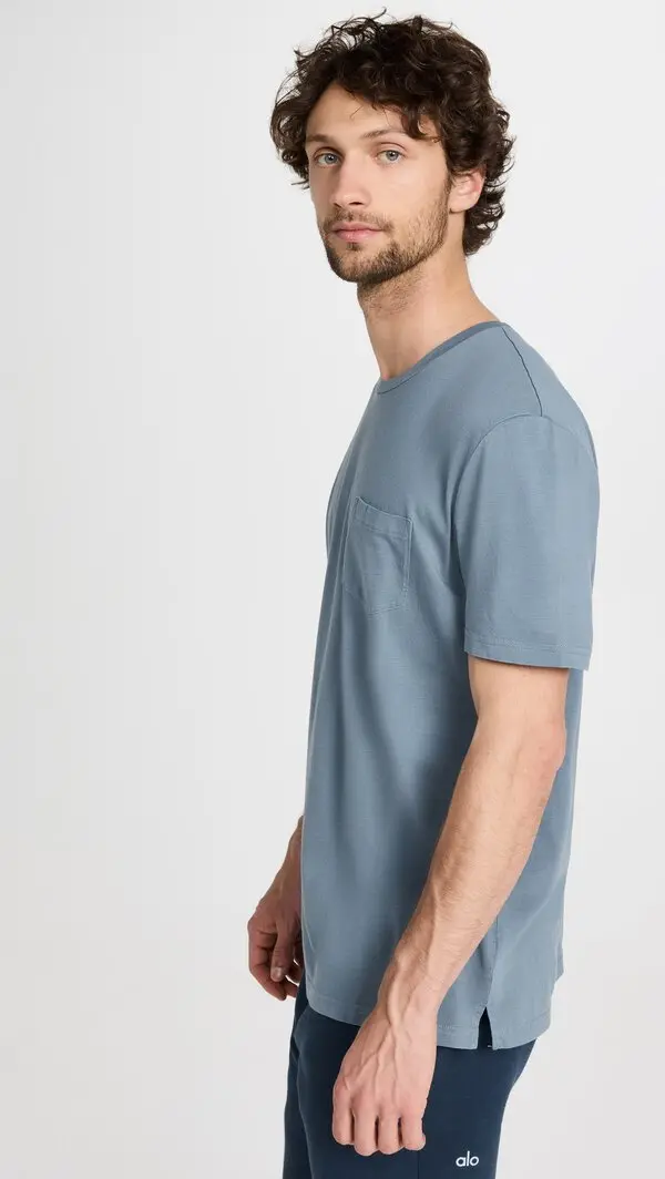 Rails Johnny Pocket Tee - Steel