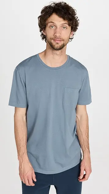 Rails Johnny Pocket Tee - Steel