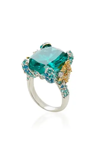 ANABELA CHAN Paraiba Ocean Cocktail Ring