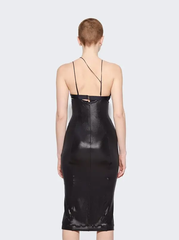 NENSI DOJAKA Asymmetric Bra Midi Dress