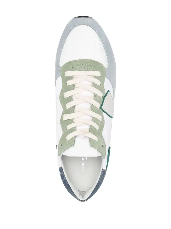 Philippe Model Tropez Low-top Leather Sneakers - White