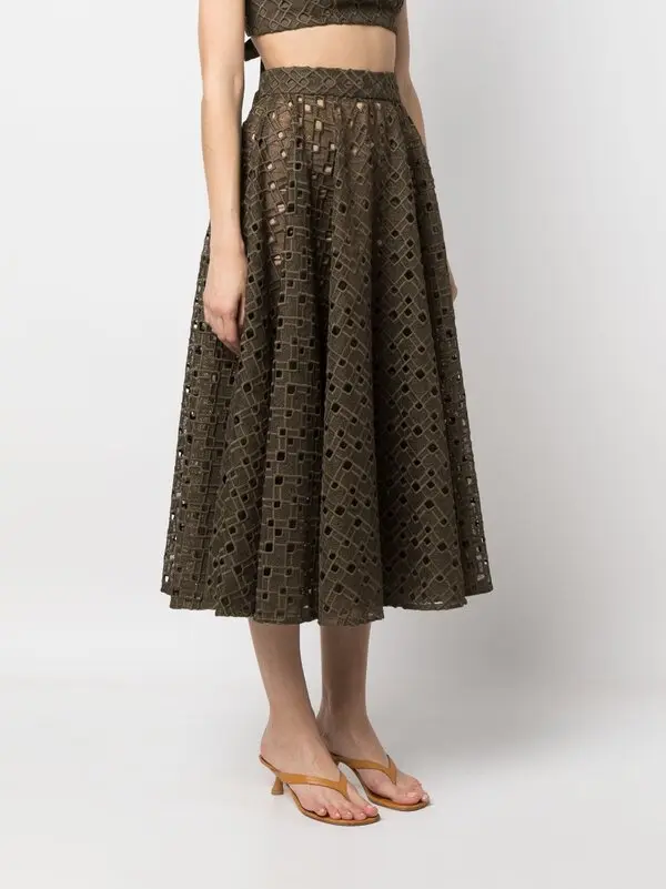 ATU BODY COUTURE Eyelet-detail Skirt