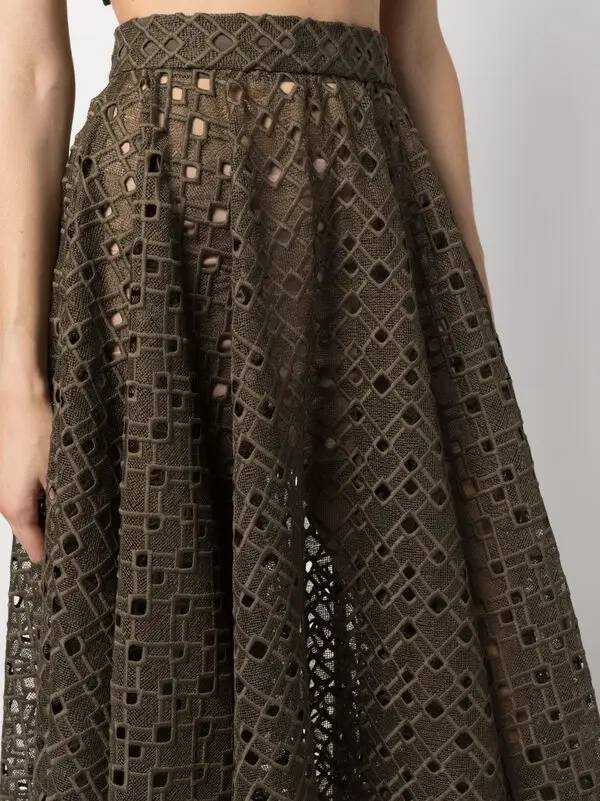ATU BODY COUTURE Eyelet-detail Skirt