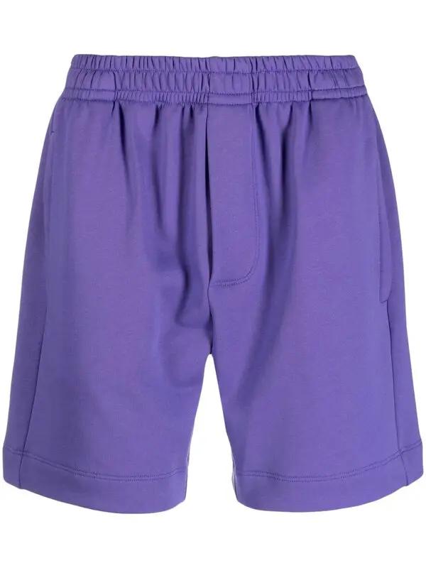 STYLAND Straight-leg Track Shorts - Purple