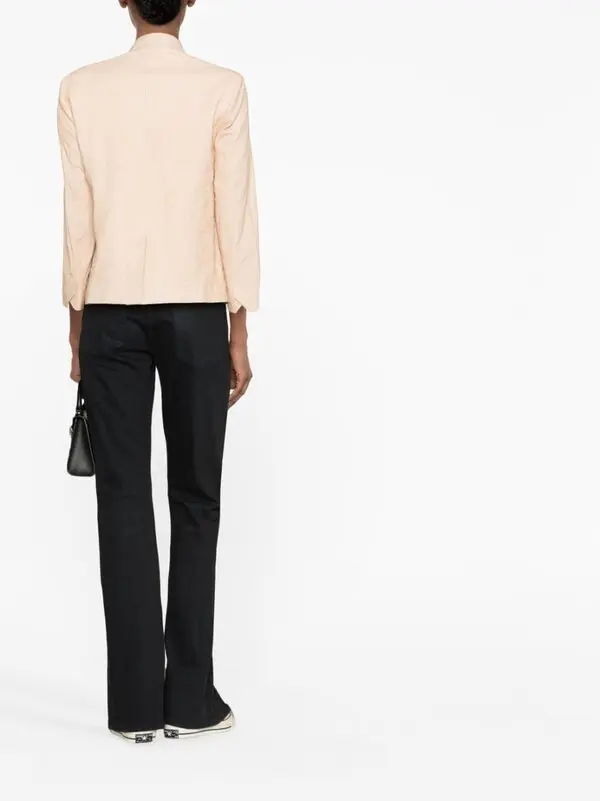Zadig&Voltaire Verys Crinkled Leather Jacket - Neutrals
