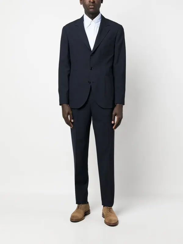 Brunello Cucinelli Long-sleeved Cotton Shirt - Blue