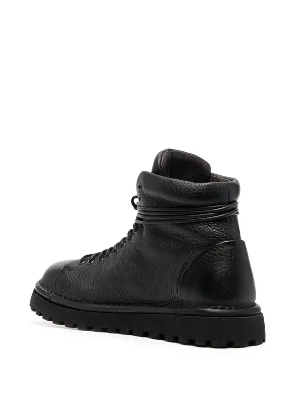 Marsèll Pallottola Leather Combat Boots - Black