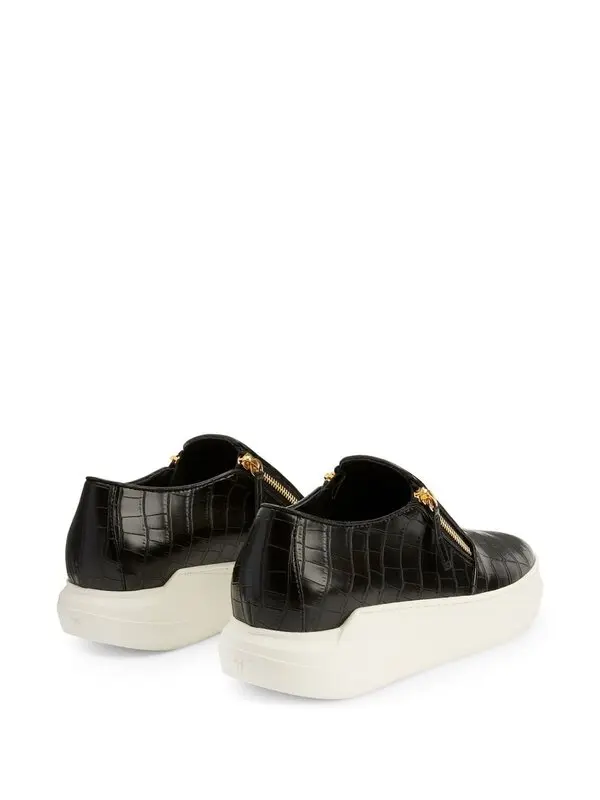 GIUSEPPE ZANOTTI Conley Zip Sneakers - Black