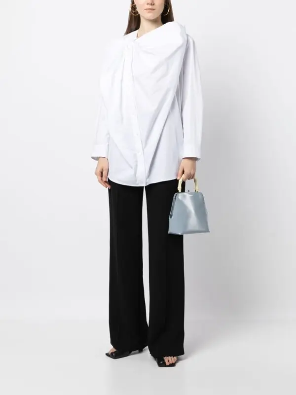 JNBY Bow-detail Long-sleeve Shirt - White