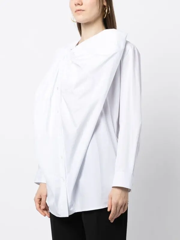 JNBY Bow-detail Long-sleeve Shirt - White