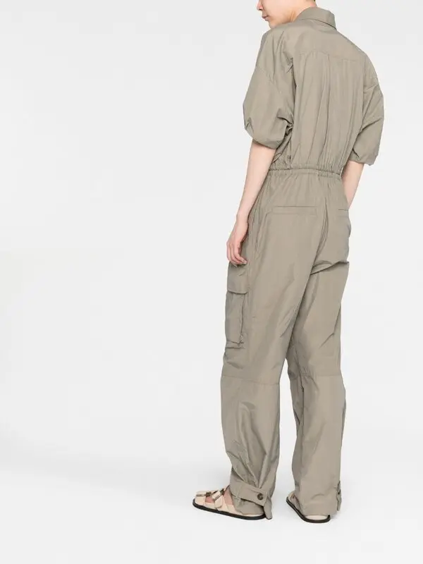 Brunello Cucinelli Zip-up Cargo Jumpsuit