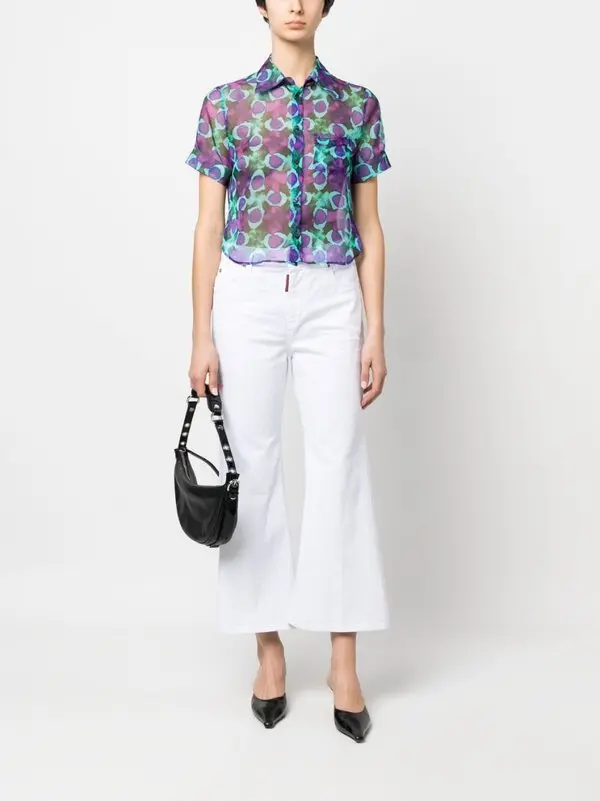 Dsquared2 Bull Cropped Jeans