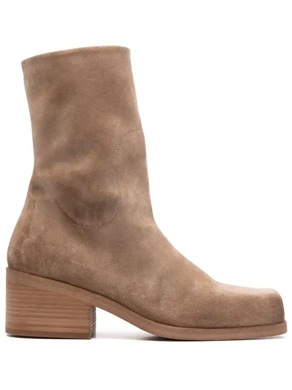 Marsèll 55mm Cassello Ankle Boots - Brown