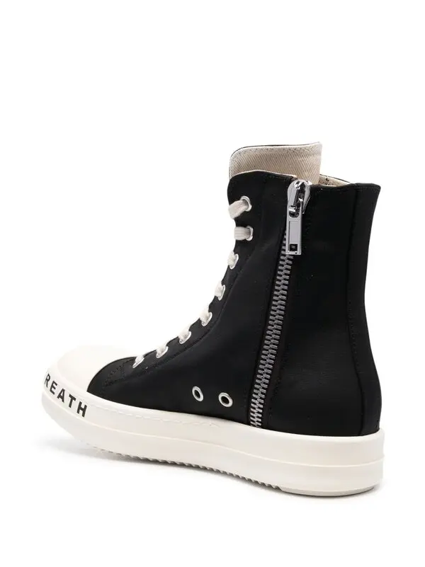Rick Owens Stop Your Breath High-top Sneakers
