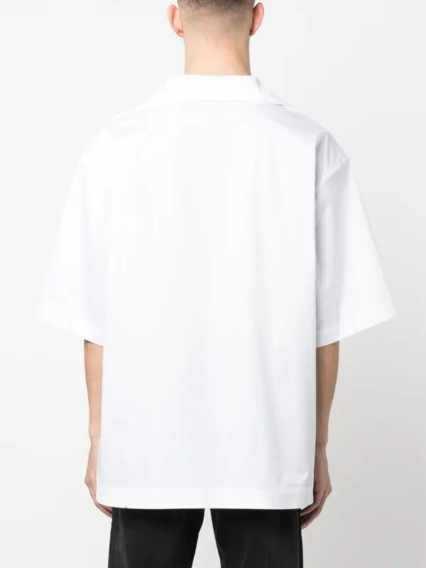 Gcds Embossed-logo Short-sleeve Shirt