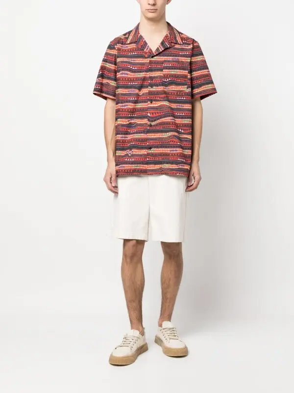 MAHARISHI Short-sleeve Organic Cotton Shirt