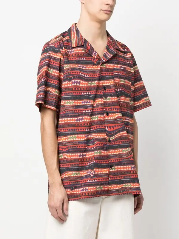 MAHARISHI Short-sleeve Organic Cotton Shirt
