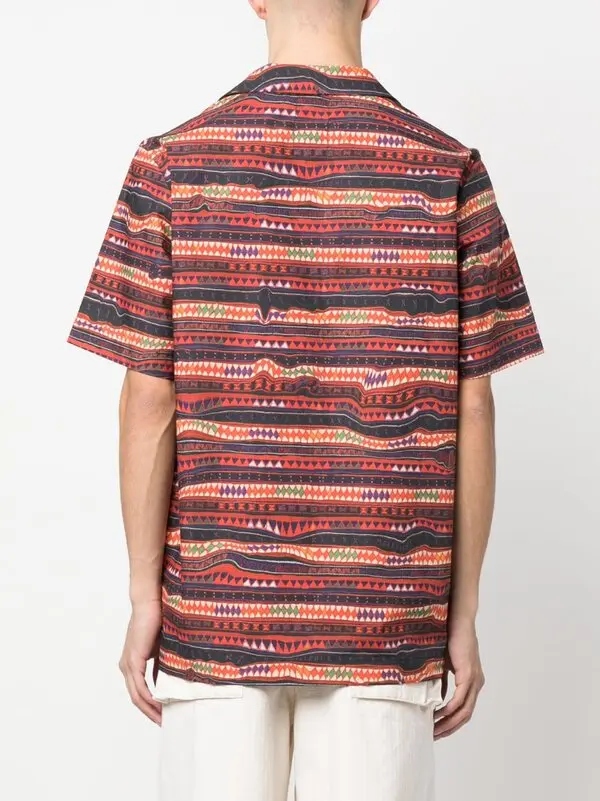 MAHARISHI Short-sleeve Organic Cotton Shirt