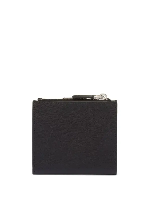 Prada Saffiano Logo-plaque Wallet