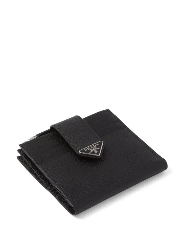 Prada Saffiano Logo-plaque Wallet