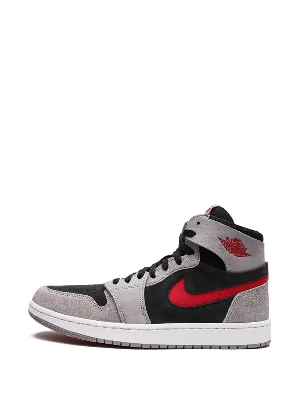 JORDAN 1 Zoom Air Comfort 2 /fire Red/ Cement Sneakers - Black