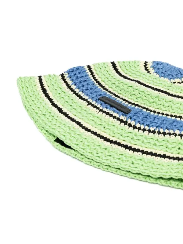 Stella McCartney Crochet Knit Cotton Bucket Hat
