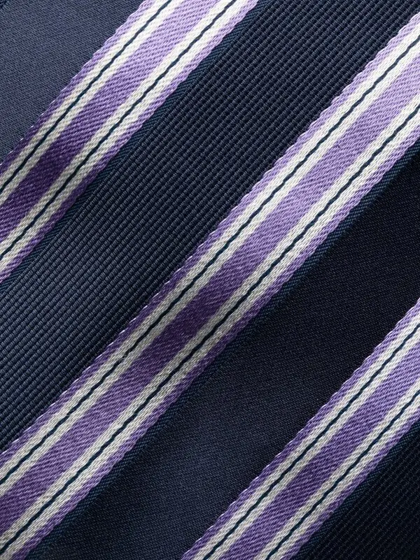 BOSS Diagonal-stripe Pattern Tie