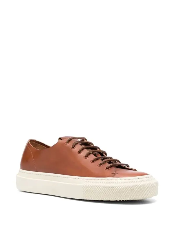 BUTTERO® Lace-up Low-top Sneakers - Brown