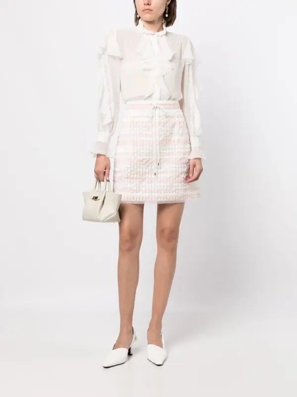 Shiatzy Chen See-through Silk Shirt