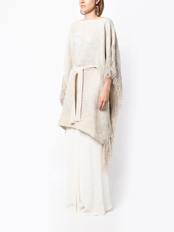 Voz Fringed Kaftan Top
