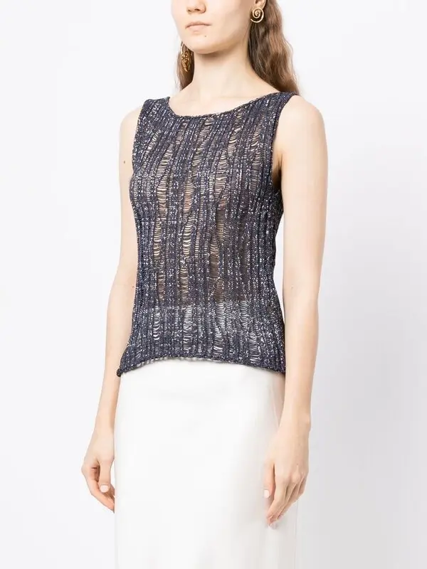 Voz Lace Knit Tank Top