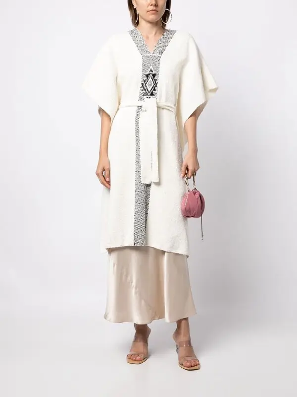 Voz Estrella Tied-waist Kaftan