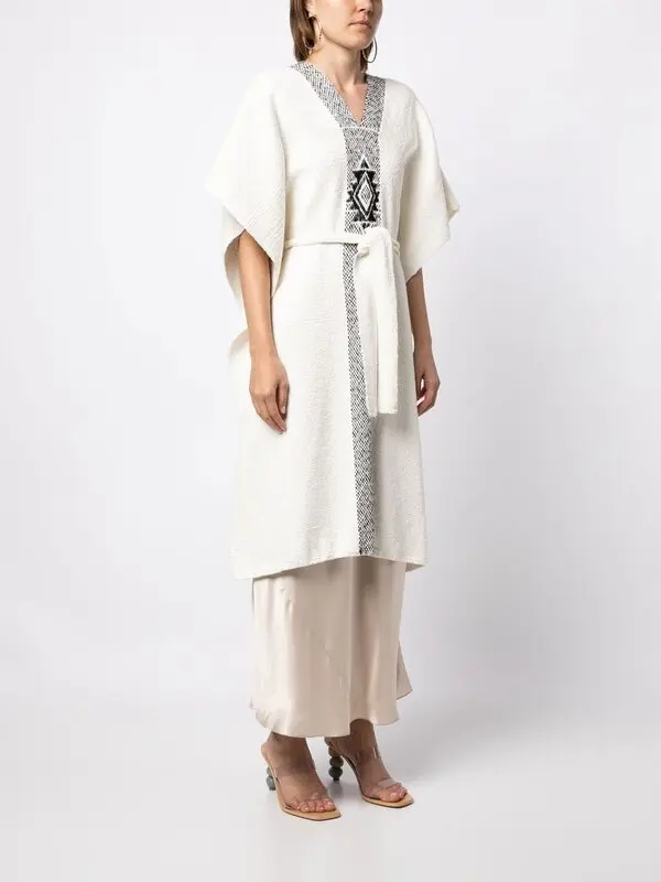 Voz Estrella Tied-waist Kaftan