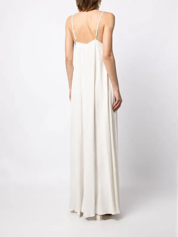 Voz Thin-strap Slip Dress - White
