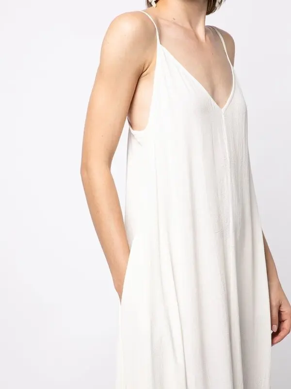 Voz Thin-strap Slip Dress - White