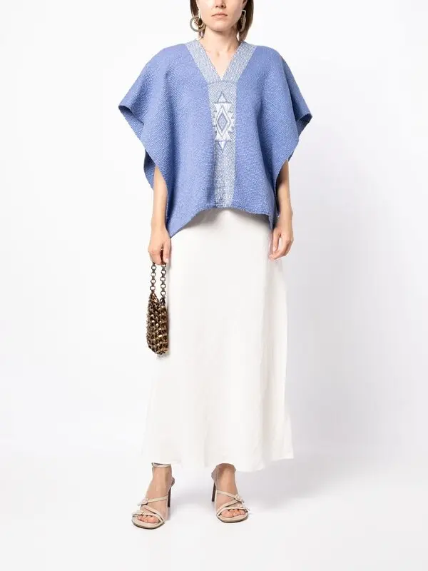 Voz Wide-sleeve Knitted Top