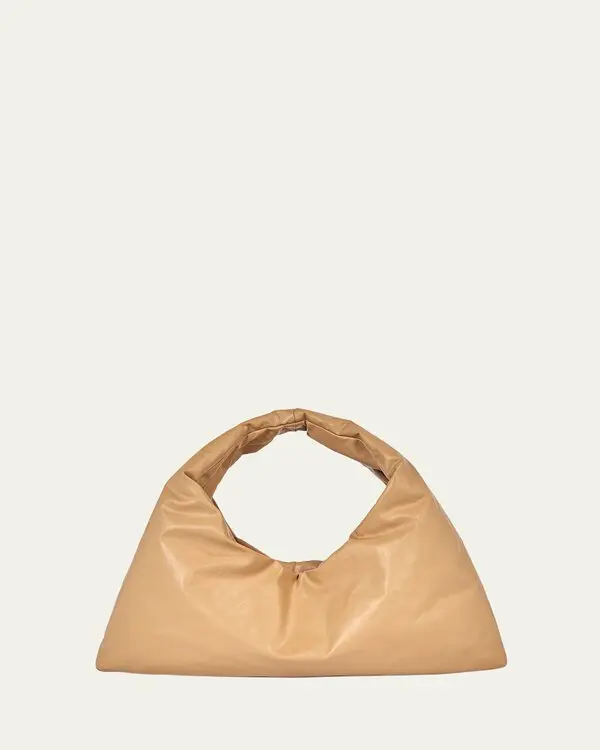 KASSL EDITIONS Anchor Small Faux-leather Shoulder Bag - Latte