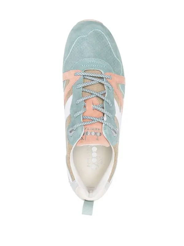DIADORA Panelled Low-top Sneakers - Blue