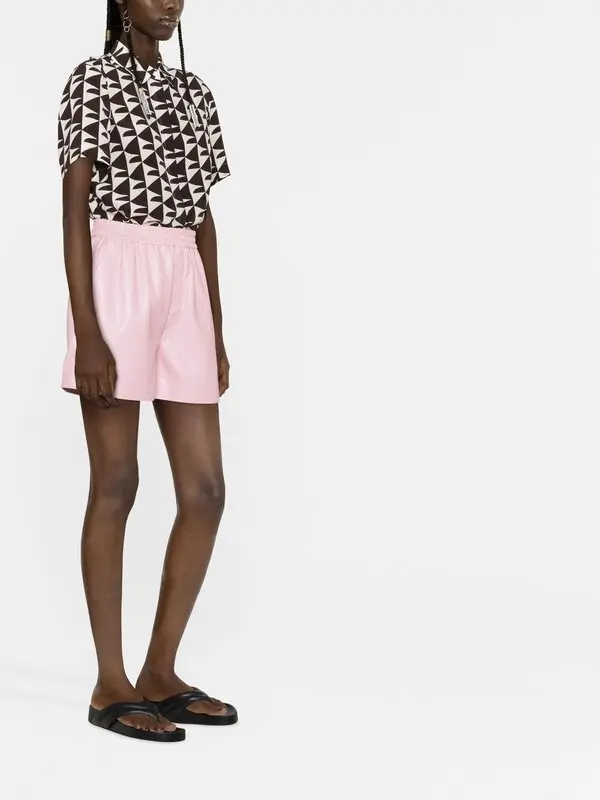 Nanushka Faux-leather Boxer Shorts