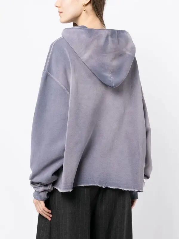 MAISON MARGIELA Washed Long-sleeved Hoodie