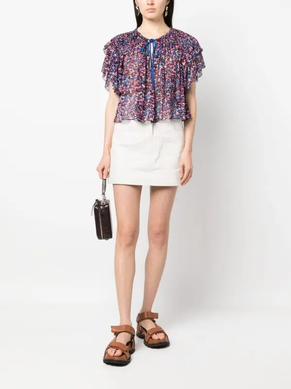 MARANT ETOILE Fapani Blouse - Pink