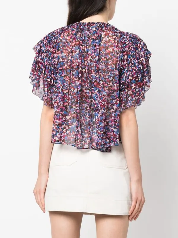 MARANT ETOILE Fapani Blouse - Pink