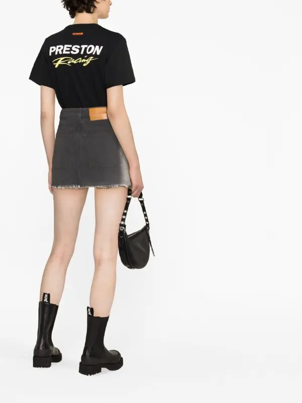 Heron Preston Racing Logo-print T-shirt