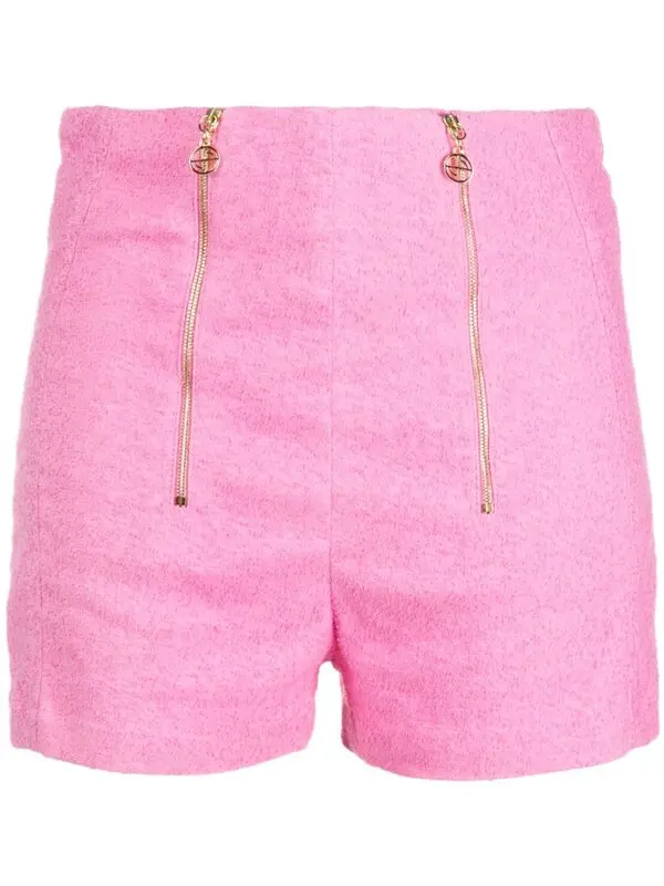 PATOU Zip-detailed Tweed Shorts