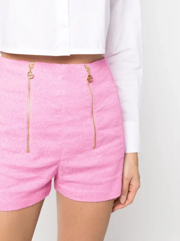 PATOU Zip-detailed Tweed Shorts
